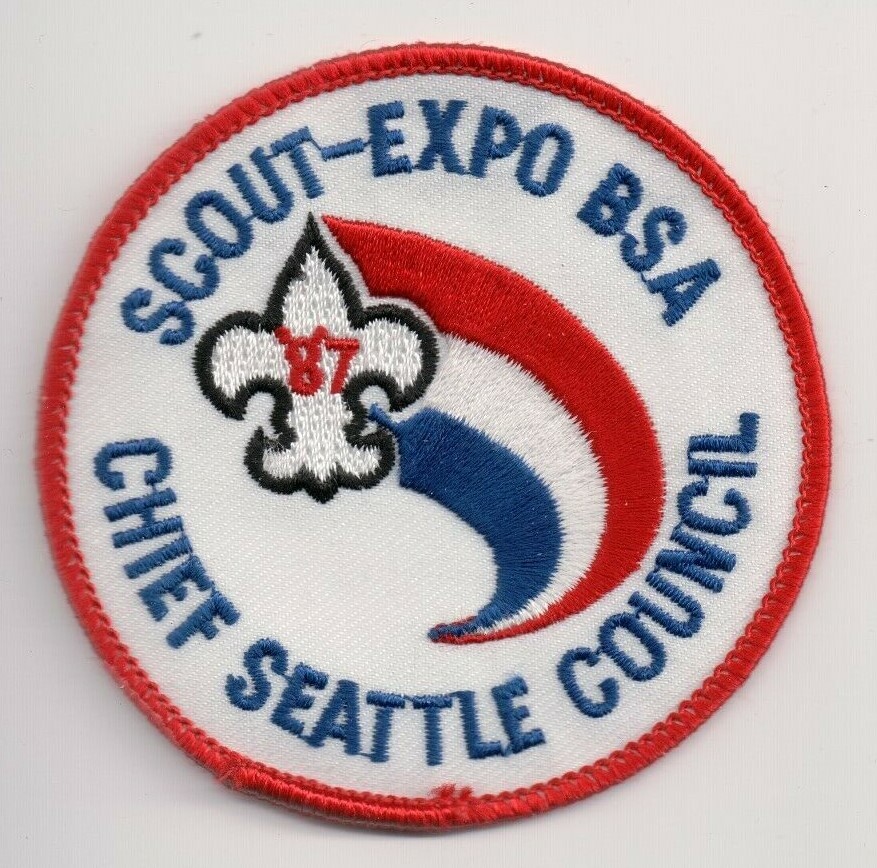 V BSA Patch, Chief Seattle Council, Washington WA, 1987 Expo | eBay