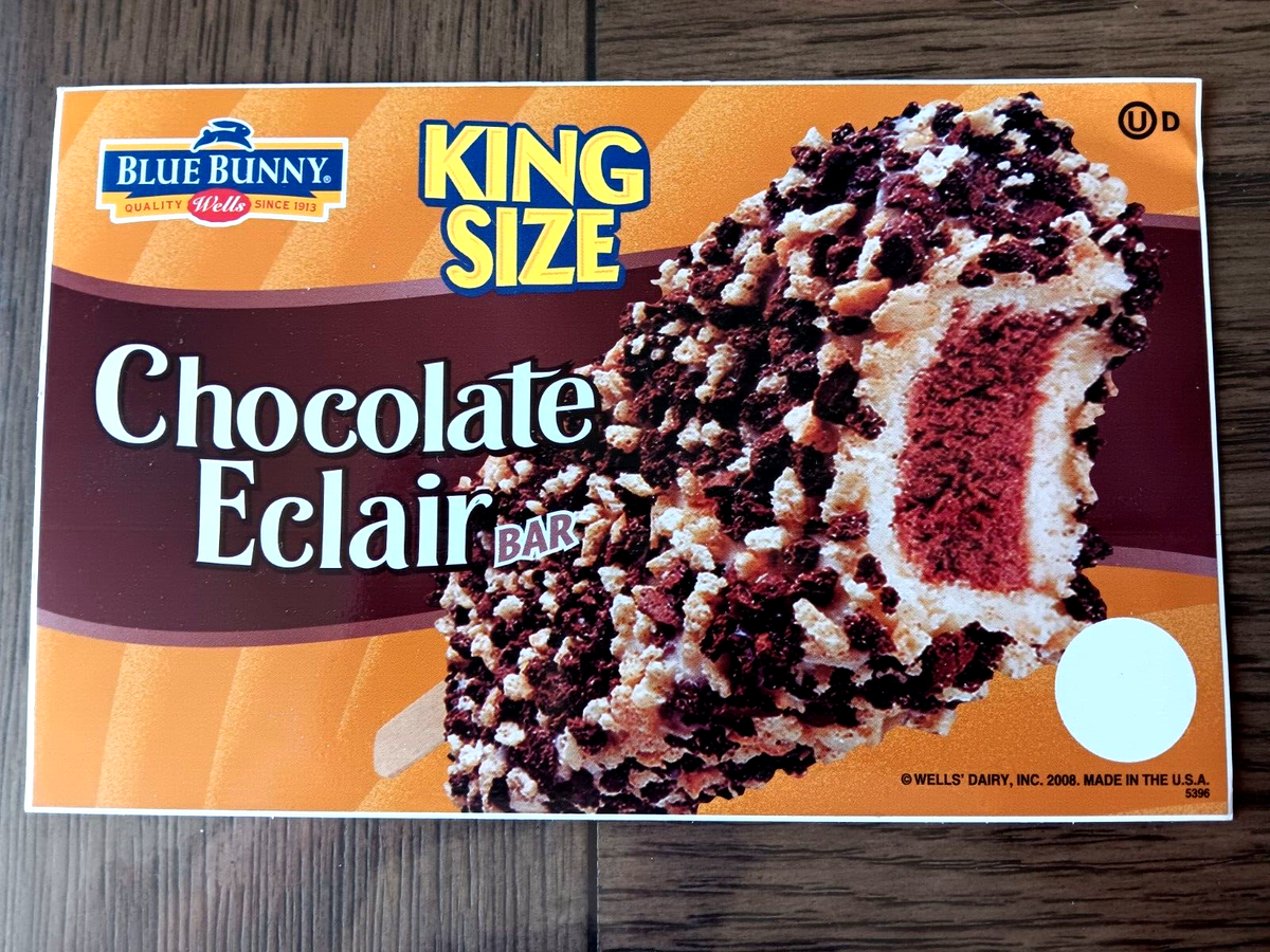 Chocolate Eclair Ice Cream Bar 2008 King Size Chocolate Eclair Bar