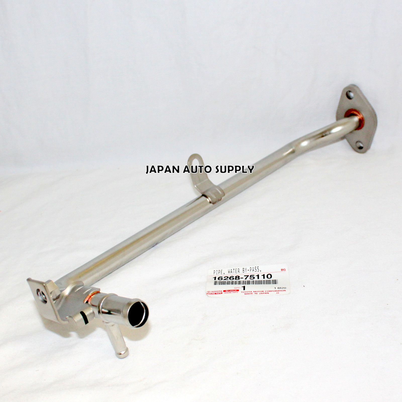 GENUINE TOYOTA 05-15 Tacoma 2.7L WATER BYPASS METAL PIPE w/ GASKET ...