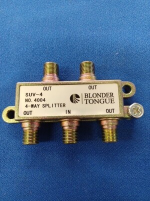 028-1986 FOURWINNS 4-WAY BIDIRECTIONAL SPLITTER, 75 OHM COAX | eBay