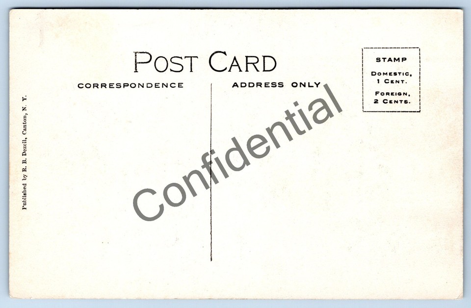 Early View St. Lawrence County Court House Canton NY New York Postcard ...