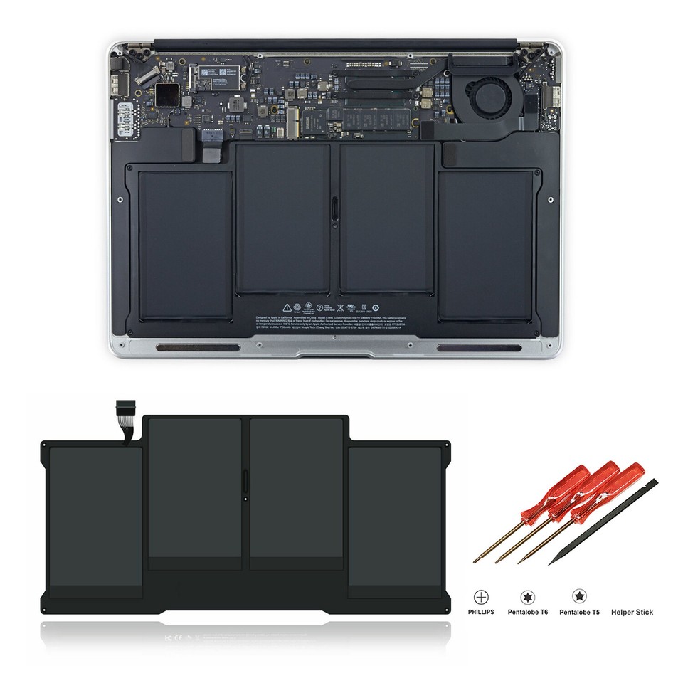 NEW A1496 A1405 Battery For Apple Macbook Air 13'' A1466 2013 2014 2015 ...