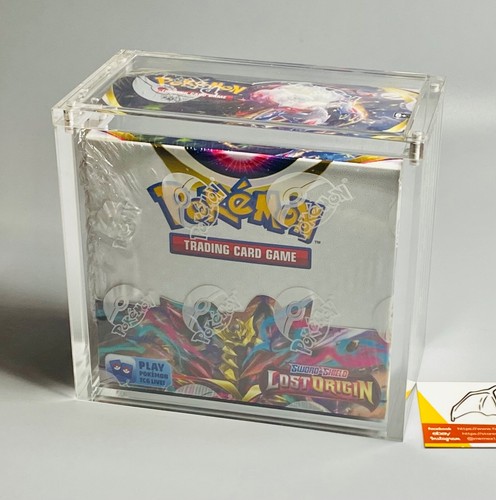 Pokemon Magnetic Case Plexiglass Acrylic Booster Box Display Protector ...