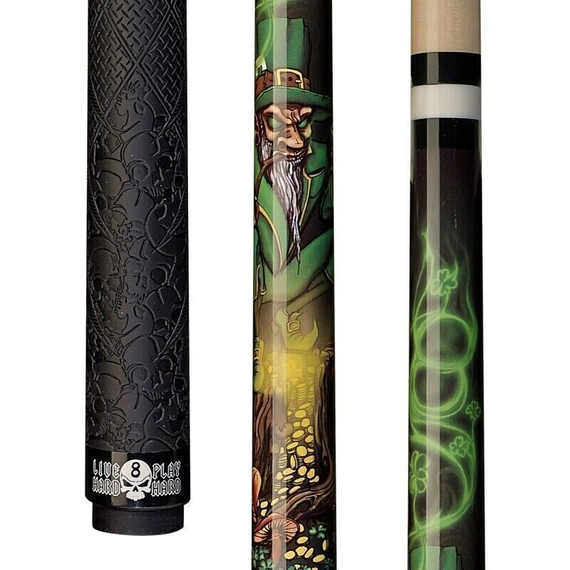 Players Artistic Graphics Pool Cue Stick - 58" Pro Taper, 2-Piece, Le ...