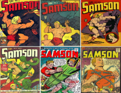 1940 - 1955 Samson Comic Book Package - 7 eBooks on CD | eBay