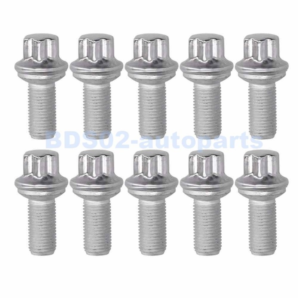 20PCS Wheel Lug Bolt 0009905107 For Benz E200 E280 E500 E350 S600 S500 ...