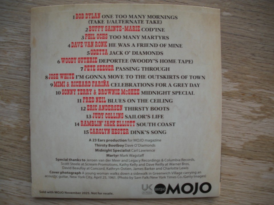 The Complete Unknowns- Mojo November 2025 CD - Carolyn Hester, Josh White etc. | eBay