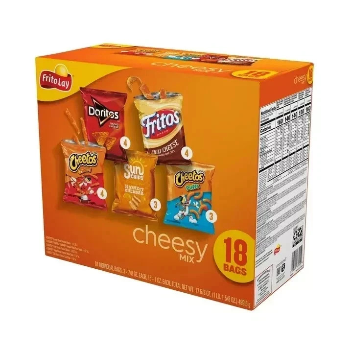 Frito-Lay Cheesy Snack Chips Variety Pack, 18 Count Multipack | eBay