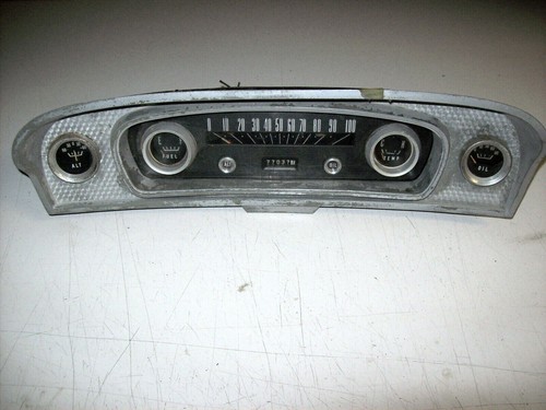 1965 1966 65-66 Ford F100 Custom Cab Four Gauge Speedometer Instrument ...