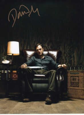 DAVID MORRISSEY signed Autogramm 20x30cm WALKING DEAD in Person ...