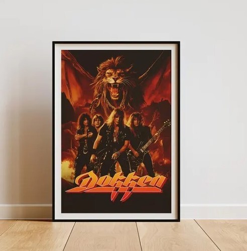 Dokken - poster on the theme of the famous Heavy Metal group 4 | eBay