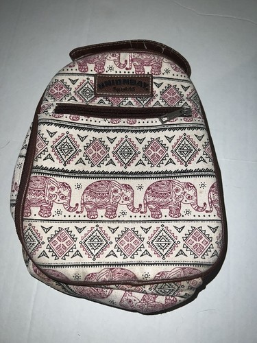 Union Bay womens zip up insulated lunch box aztec elephant design with ...