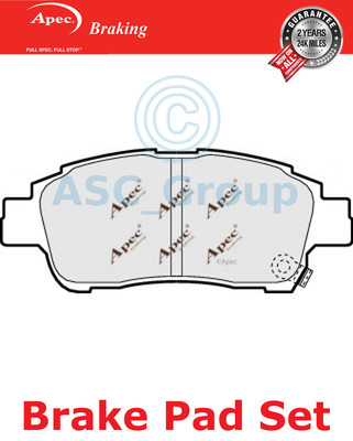 Apec Front Brake Pads Set OE Quality Replacement PAD1092 | eBay UK
