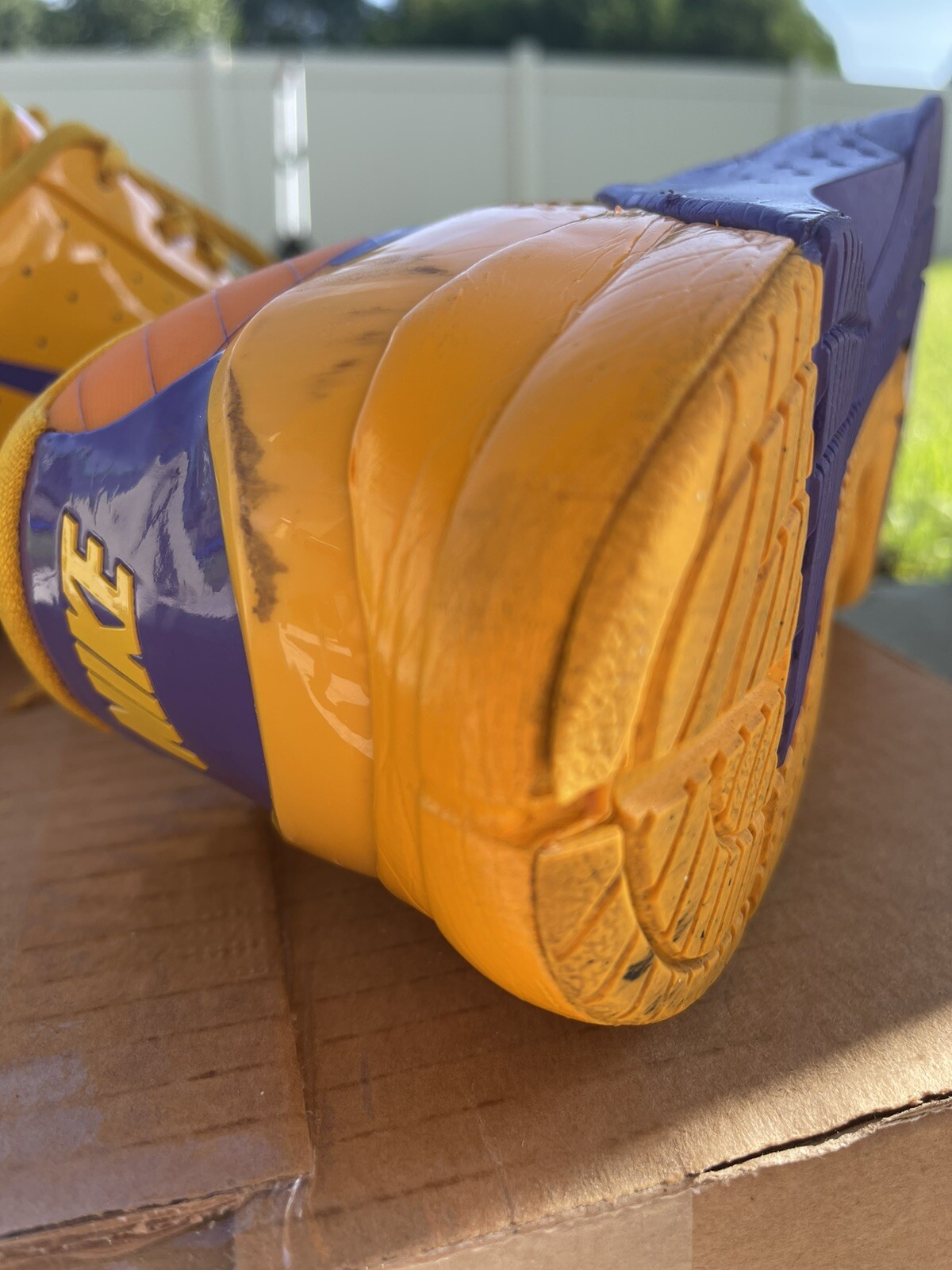 Kobe Snake Pit Nike Hyperdunk Lakers 2008 Men 12 Rare… - Gem