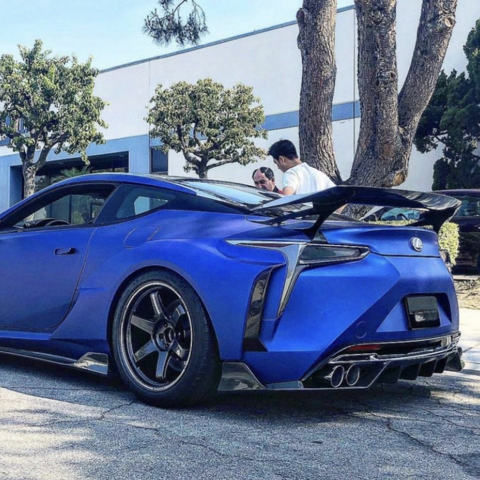 Dry Carbon Rear Trunk Racing Spoiler Wing For Lexus LC500 LC500H ART ...