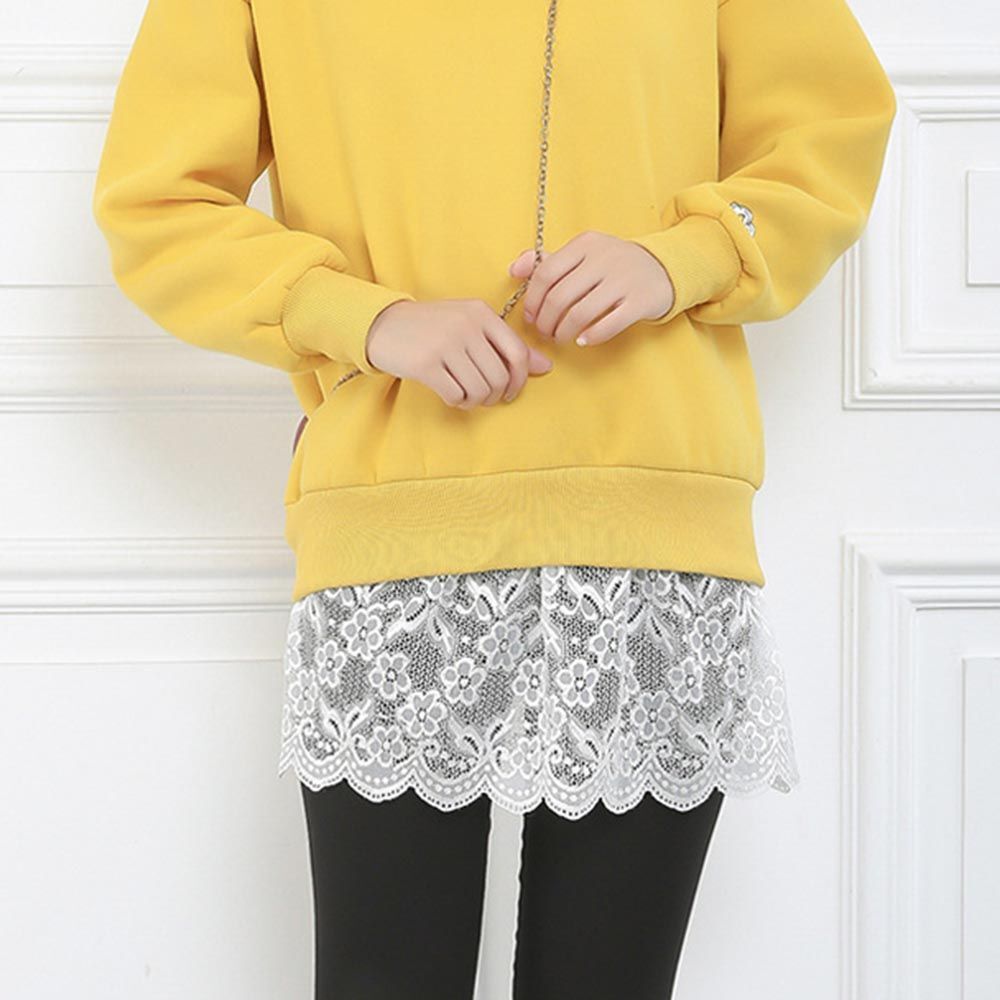 Sweep Women Slips Layering Fake Top False Layers Underskirt Lace Shirt ...