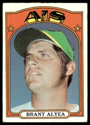 1972 Topps Brant Alyea Oakland Athletics #383 | eBay