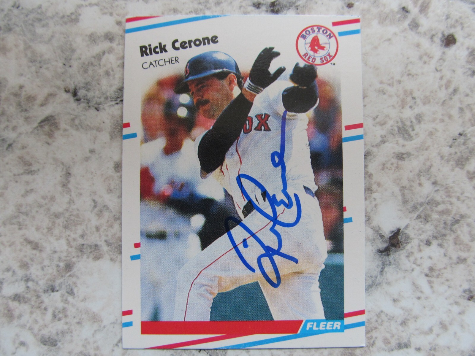 Red Sox Rick Cerone Signed Autographed 1988 Fleer Update Mint | eBay