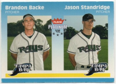 2002 Fleer Platinum Silver Brandon Backe /Jason Standridge #271 SN22/22 ...