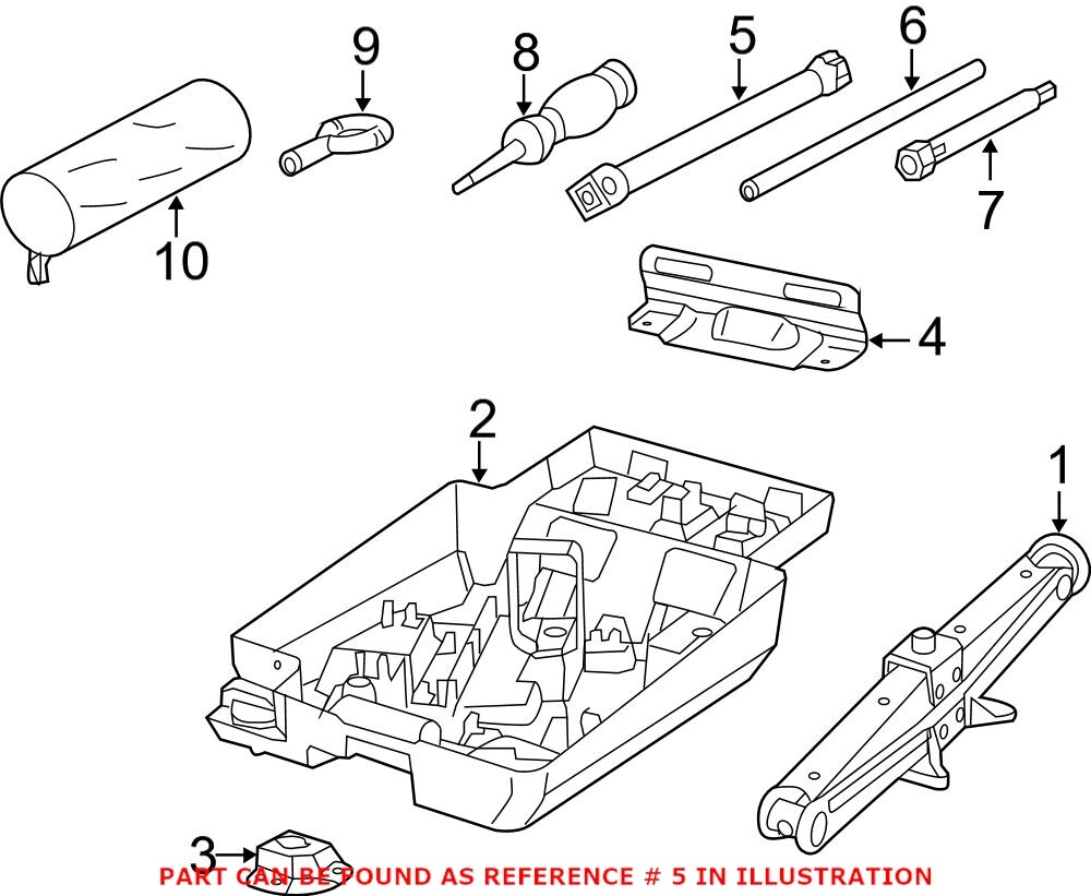 Genuine OEM Mopar Wheel Lug Wrench For Ram ProMaster 1500 ProMaster ...