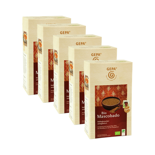 GEPA Bio Mascobado Vollrohrzucker, 1000g, 5er Pack | eBay