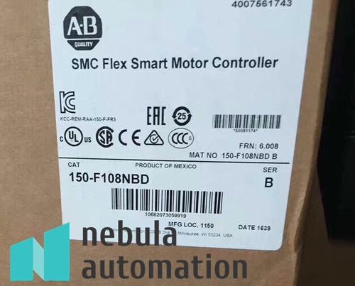 1PCS New Allen-Bradley 150-F108NBD SMC Flex Smart Motor Controller Fast delivery | eBay