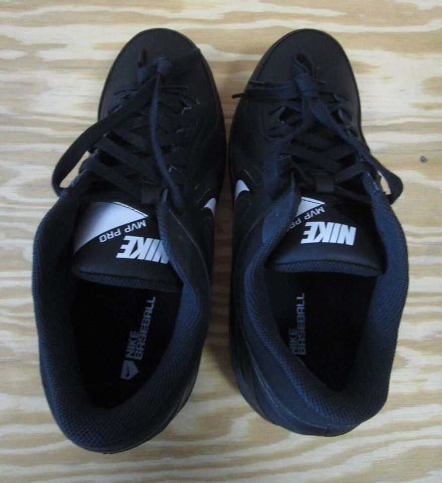 Nike Baseball Cleats Men Air MVP Pro Black Metal Spikes Deadstock NEW ...