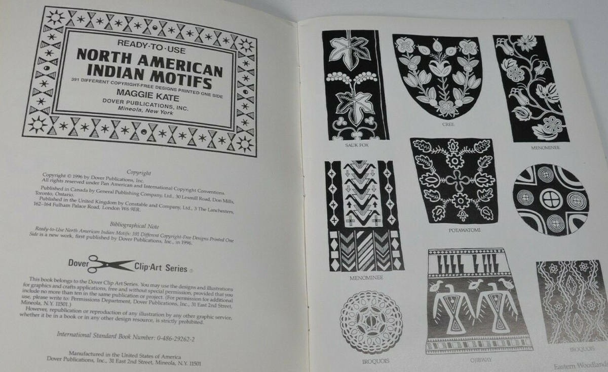 North American Indian Motifs Dover Clipart North American Indians