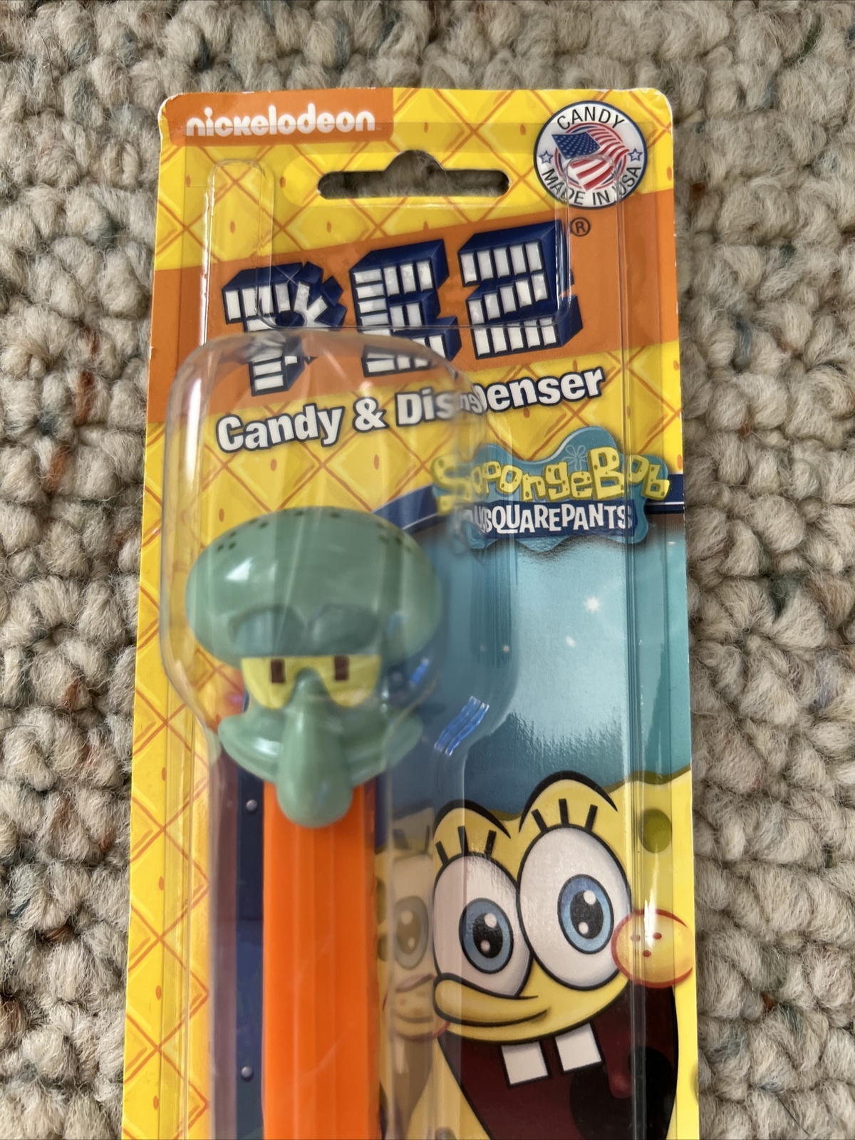 NEW Sponge Bob SquarePants Squidward PEZ Candy & Dispenser RARE ...