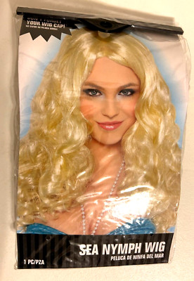 Sea Nymph Wig Light Blonde Long Wavy NEW w Wig Cap | eBay