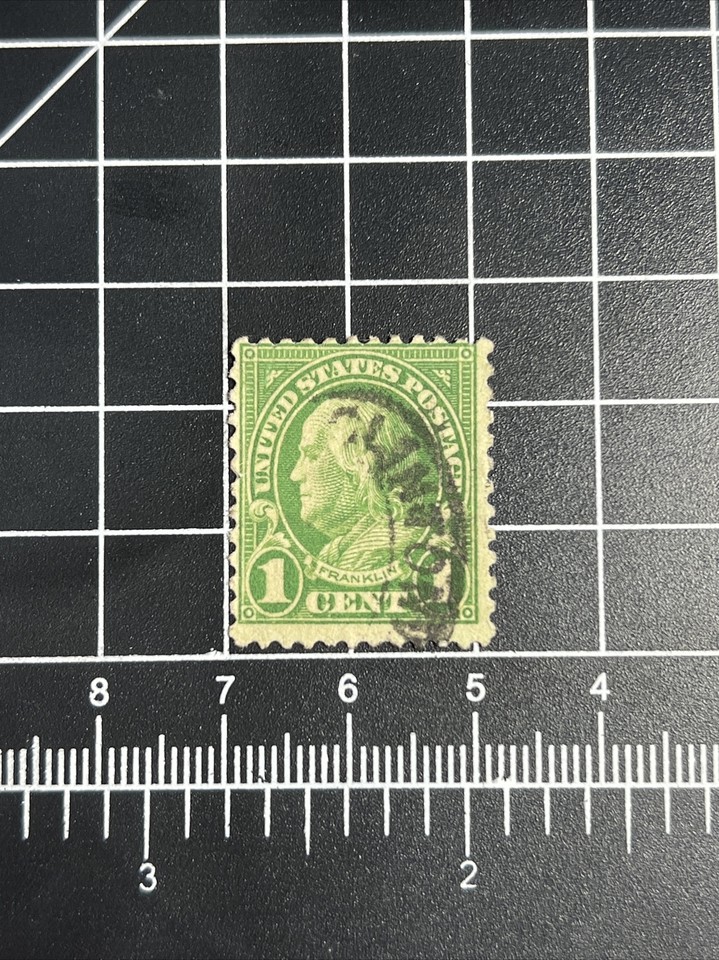 Rare 1923 Benjamin Franklin 1 Cent Stamp, Scott*594 Perf 11 | eBay