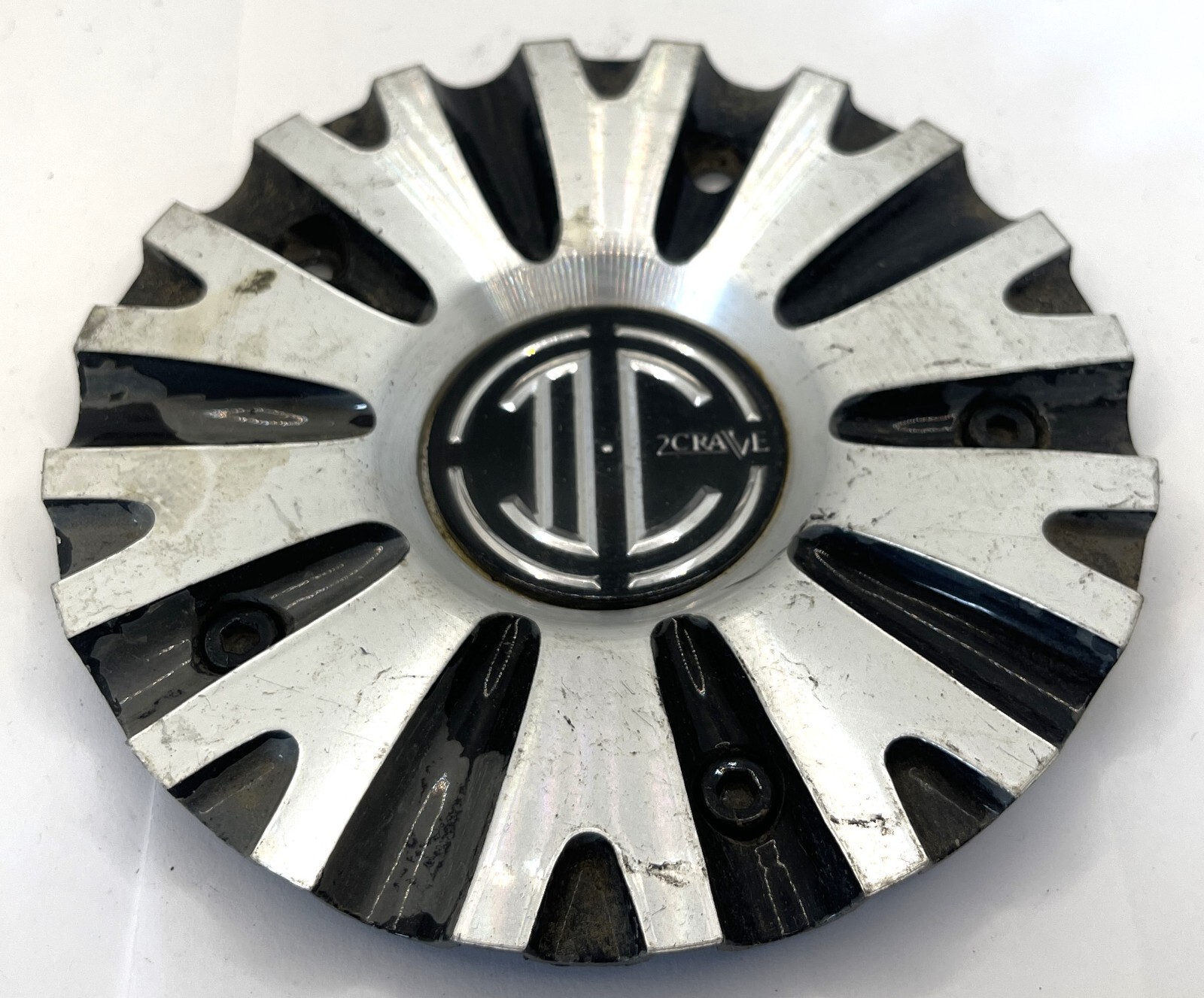 2Crave Black / Silver Wheel Center Cap | eBay