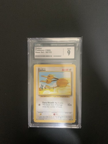 Pokémon CGC MINT 9 Doduo - Base Set 48/102 | eBay