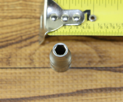 Craftsman 5MM Metric 1/4'' Drive 6 Point Shallow Socket -V- 43501 USA ...