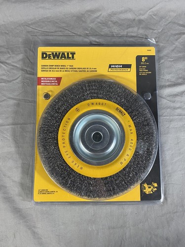 New DeWalt 8" carbon crimp bench wheel 3/4" face 5/8" arbor #DW4906 ...