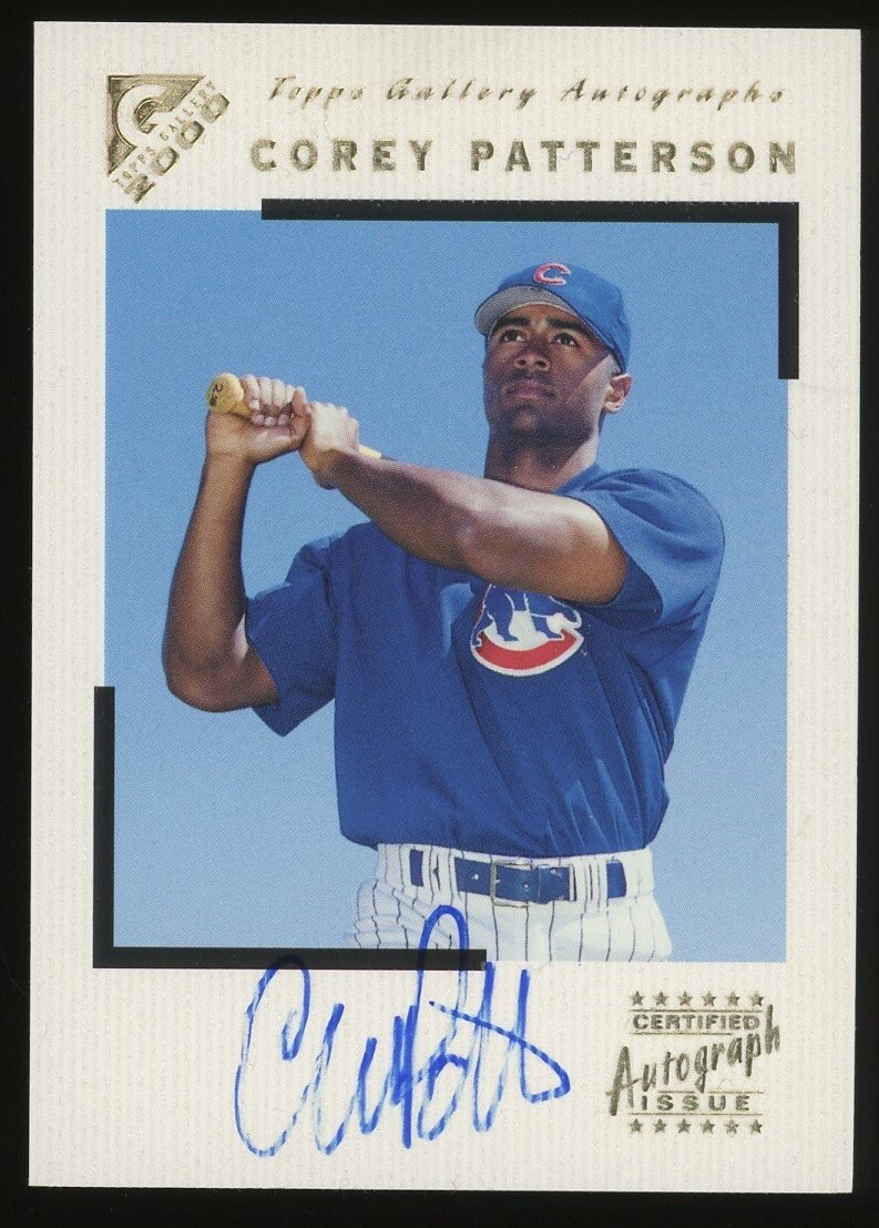 2000 Topps Gallery Corey Patterson Auto #CP CUBS | eBay