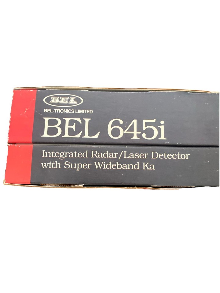 Beltronics Radar Detector with Laser Detector. Open Box, Used 645i | eBay