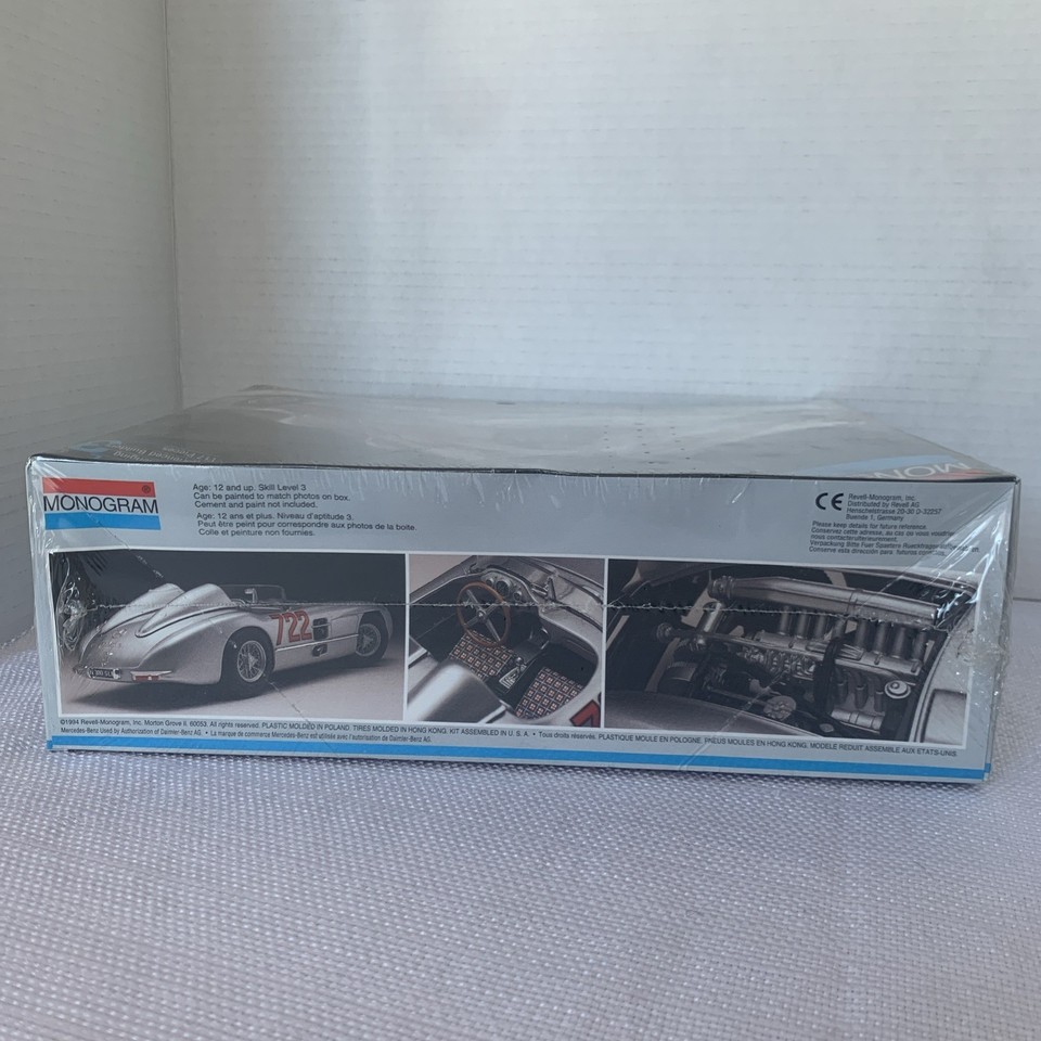 VINTAGE Monogram Mercedes 300 SLR 722 Plastic Model Kit NEW/SEALED | eBay