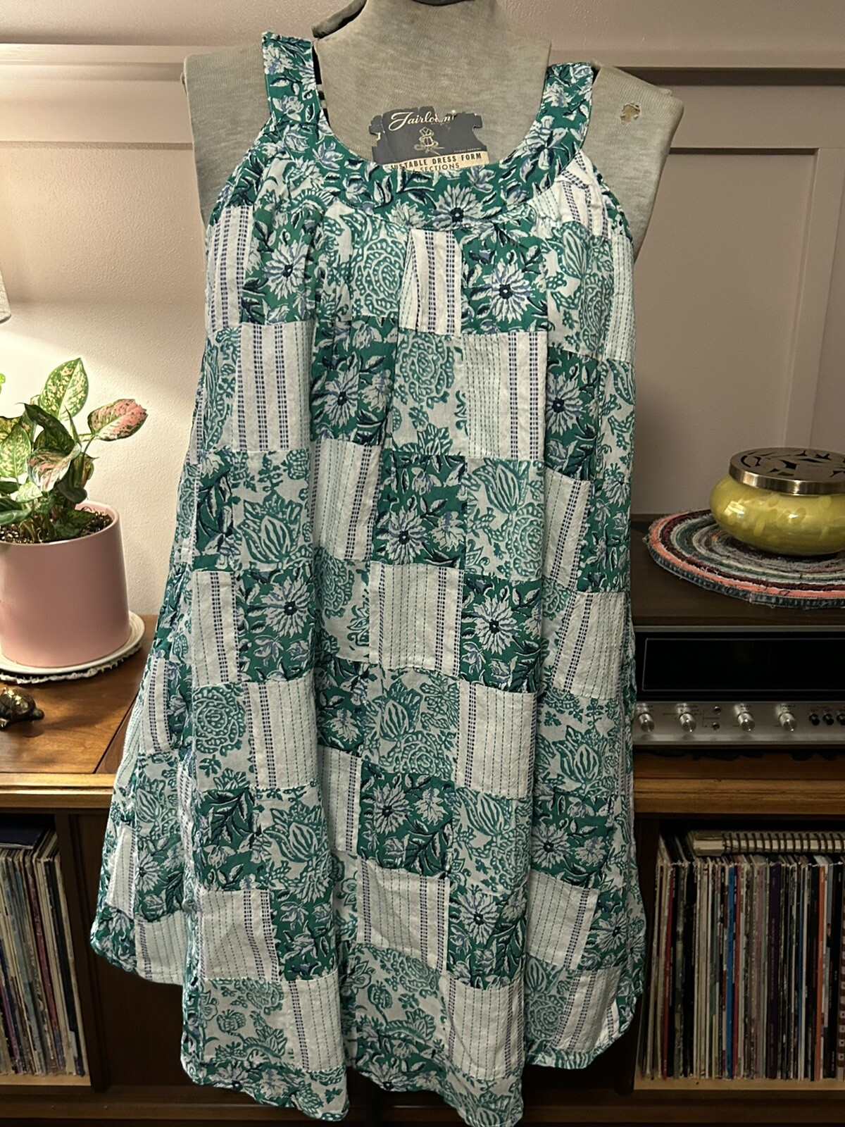 Roberta Roller Rabbit Girls Green Blue Pat Hairy Houston Rimini Dress ...