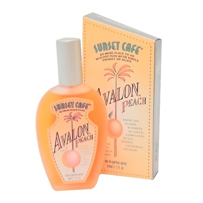 WOMEN SUNSET CAFE AVALON PEACH 3.4 OZ EAU DE PARFUM SPRAY - NEW IN BOX ...