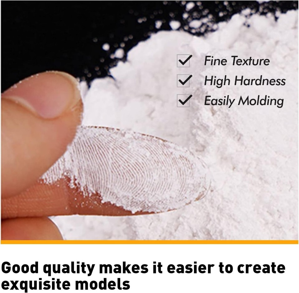 1lb Plaster of Paris Powder - Non-Toxic Crafting and Casting Material ...