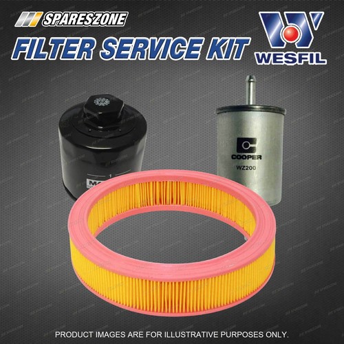 Wesfil Oil Air Fuel Filter Service Kit for Volkswagen Polo 6N AEE 1.6L ...