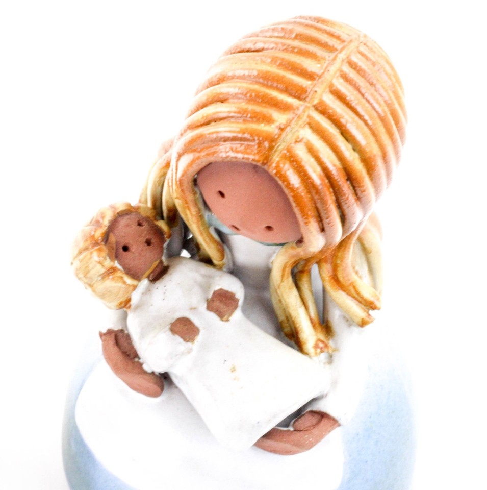 LARGE EARLY ELISA NATIVITY SCENE MONTSERRAT RIBES SPAIN CERAMIC POTTERY ...