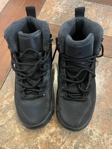 NIKE Air Jordan XII 12 Retro Winterized Triple Black Jumpman BQ6852-001 ...