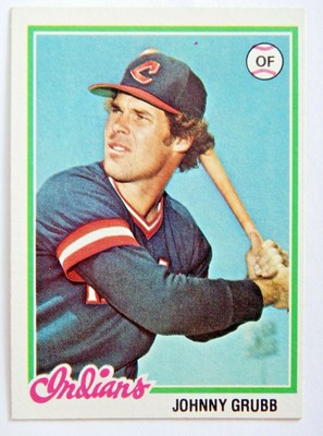 Johnny Grubb 1978 Topps #608 Baseball Card (Cleveland Indians) LN | eBay