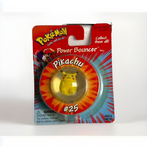 1999 Pikachu Power Bouncer Hasbro/Nintendo Pokemon Bouncy Ball | eBay