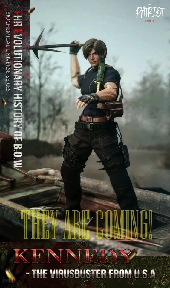 IN-STOCK Patriot studio Resident Evil Leon Scott Kennedy 1/12 Action ...
