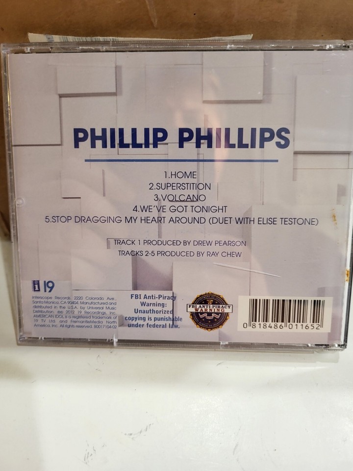 American Idol Season 11: Highlights [EP] by Phillip Phillips (CD, Jul ...