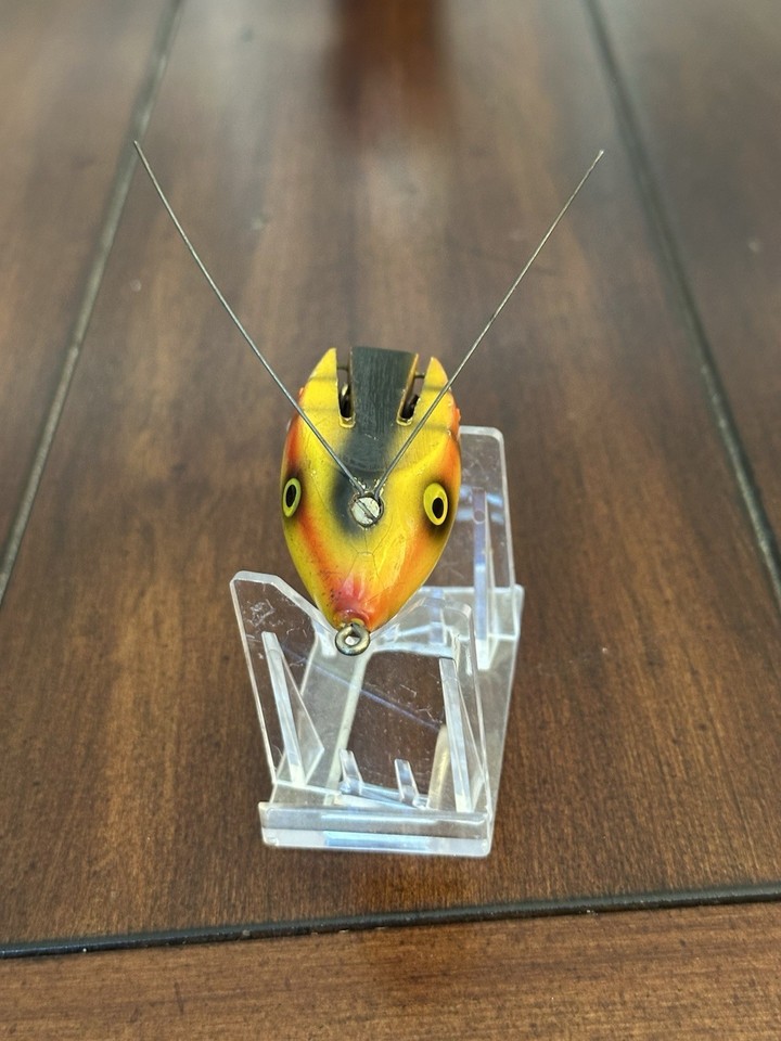 Vintage Early Wood Moonlight 99% Weedless Bait RARE Perch Nice! | eBay