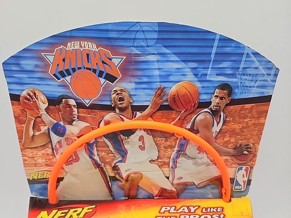VTG 2004 Nerfoop NBA NEW YORK KNICKS Nerf Pro Indoor Basketball Hoop ...